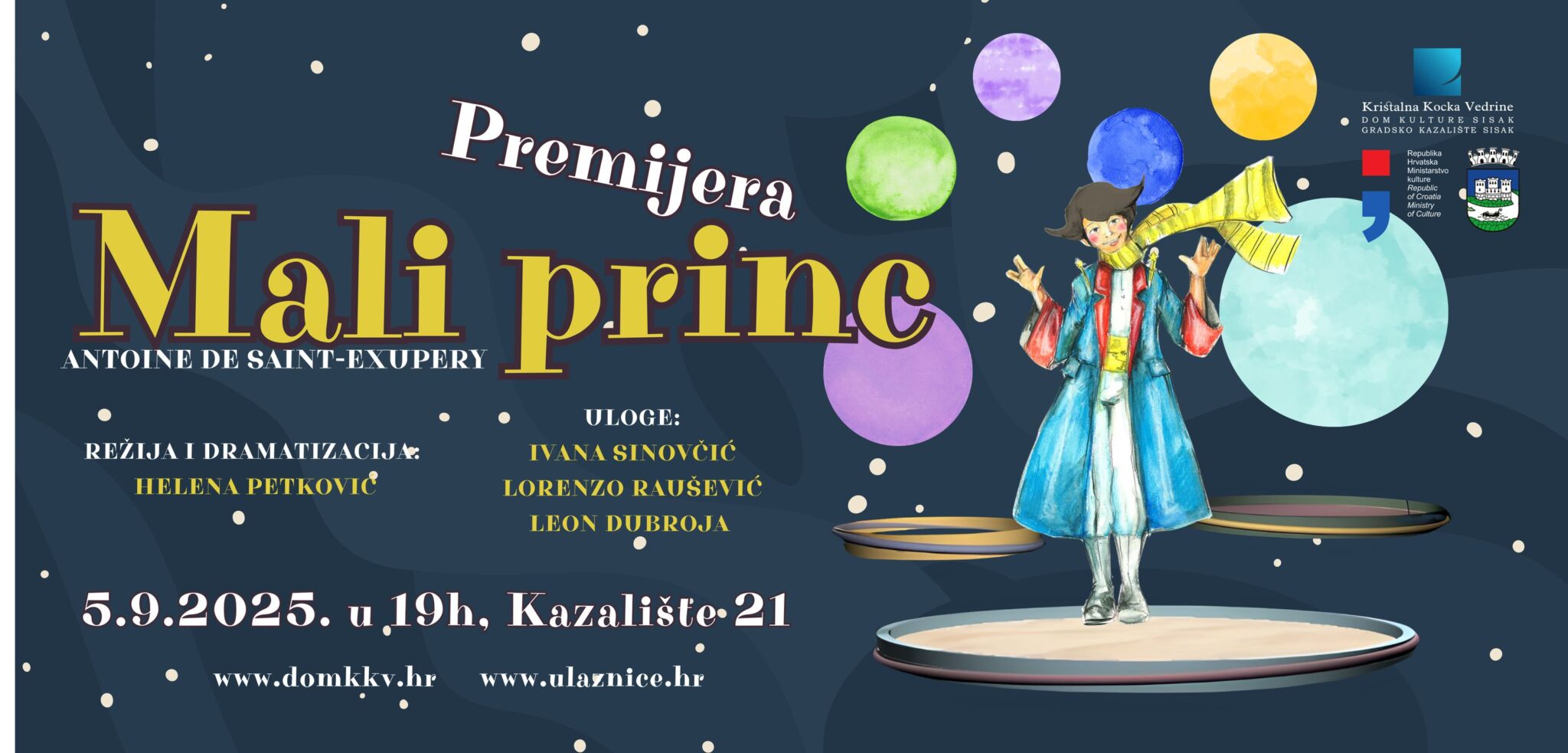 PREMIJERA PREDSTAVE MALI PRINC – TZG-Sisak